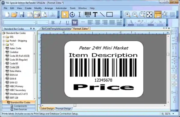 AutoCount Barcode Printing - AutoCount Accounting Software