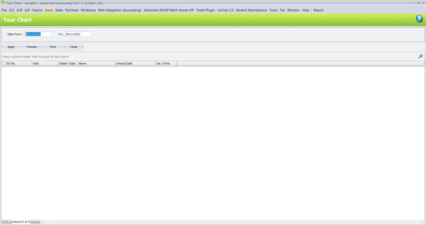 AutoCount Travel Plugin - AutoCount Accounting Software